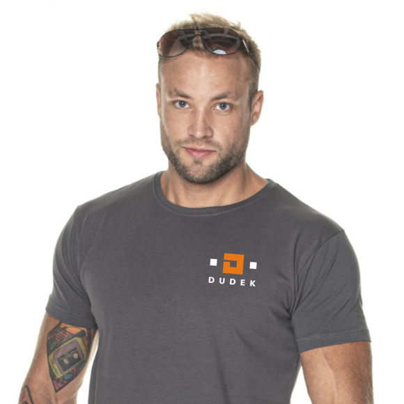 Dudek Logo Slim T-Shirt - Grey – Skybound Aviation